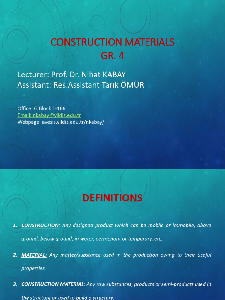 Construction Materials | PDF