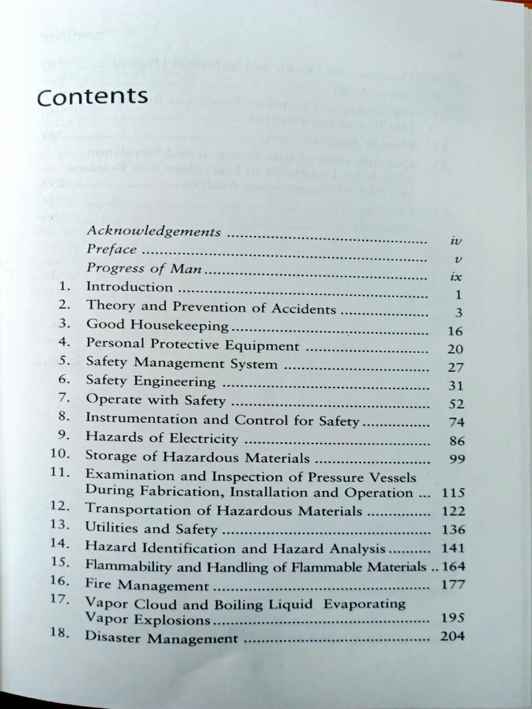 Safety and Hazard Management Part 1 | PDF