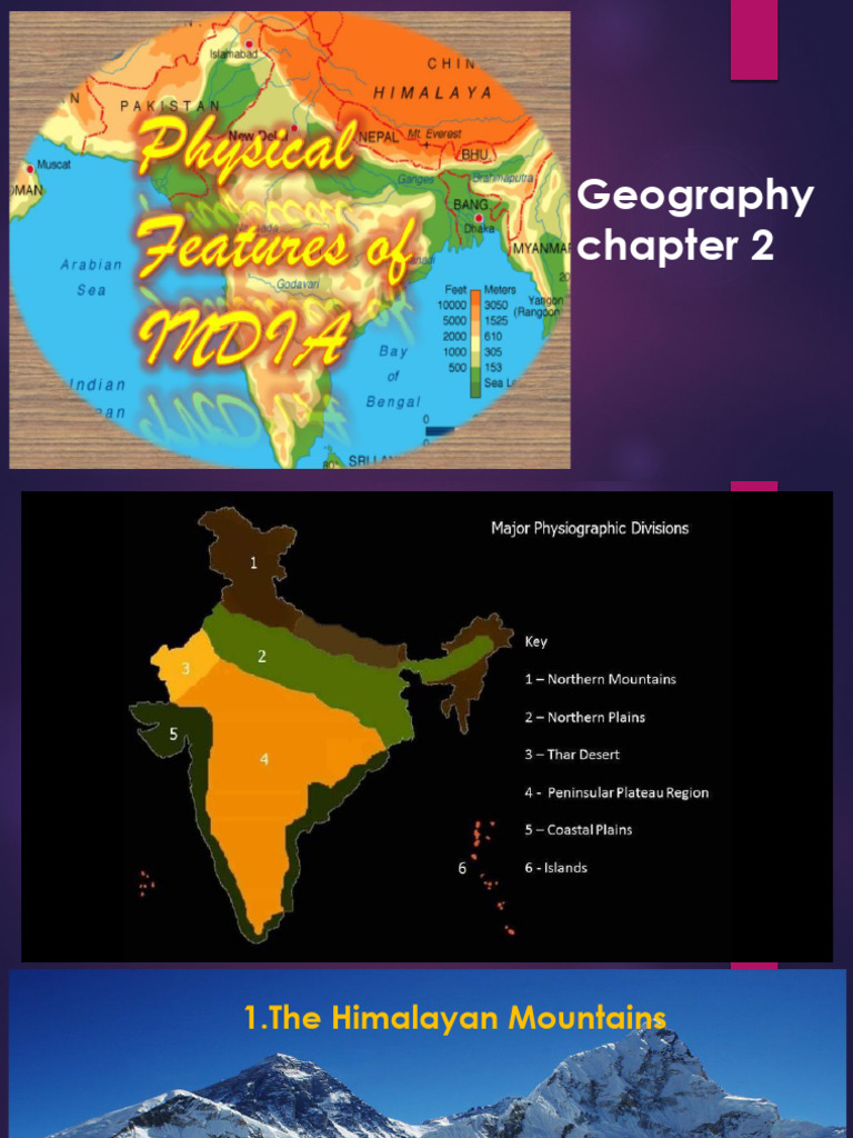 Physical Features of India | PDF
