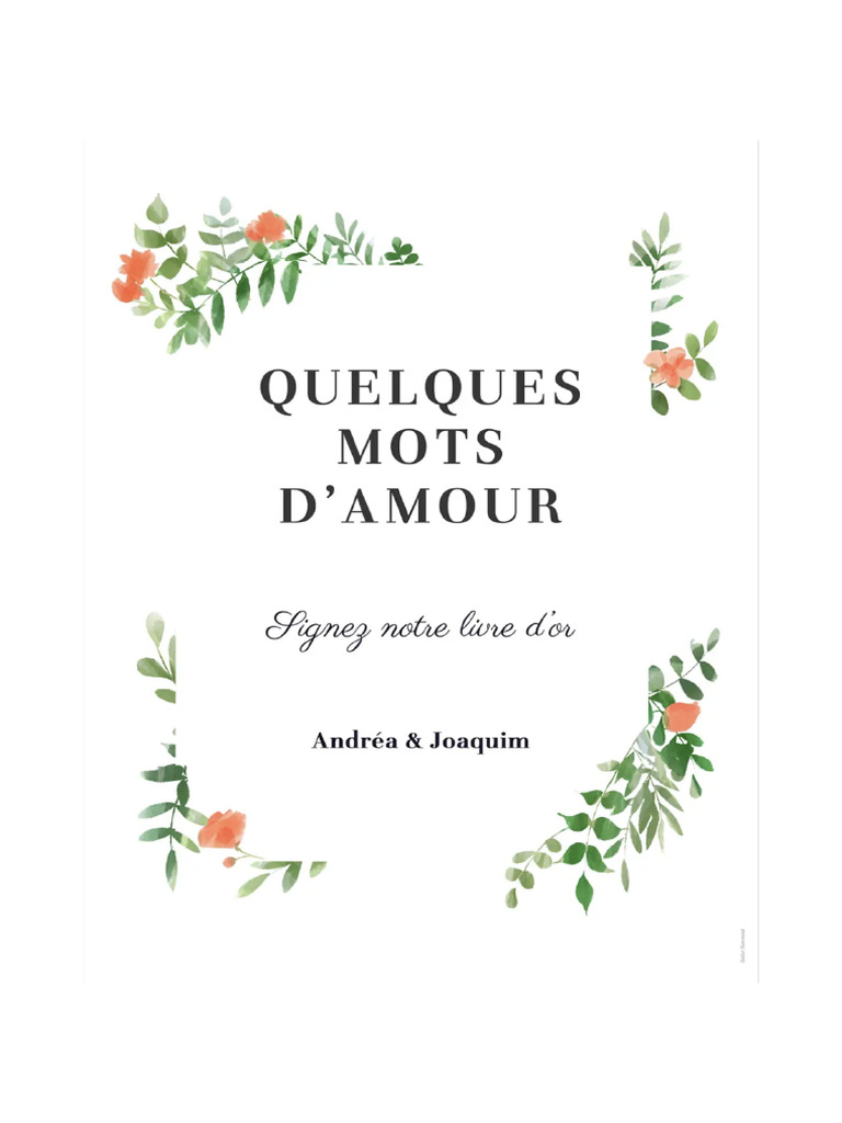 Quelques Mots Doux | PDF