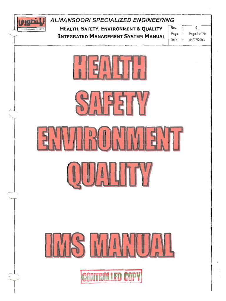 Mse Hseq Ims Manual | PDF