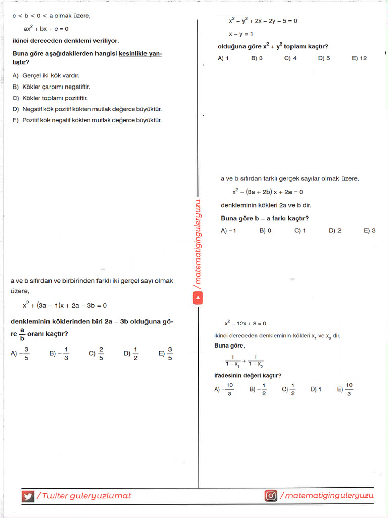 Dereceden Denk ÖDEV | PDF