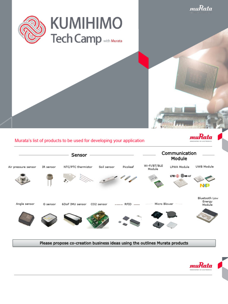 Murata Kumihimo Components | PDF | Accelerometer | Gyroscope
