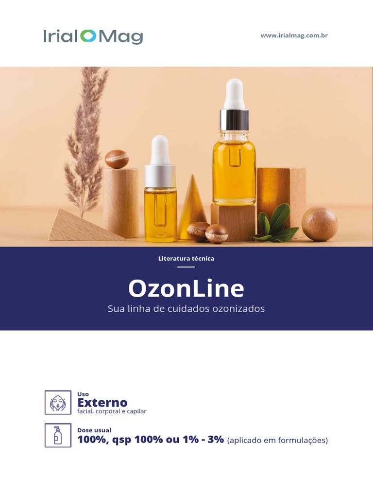 Irial Ozon VG - Óleo Vegetal de Girassol Ozonizado | PDF