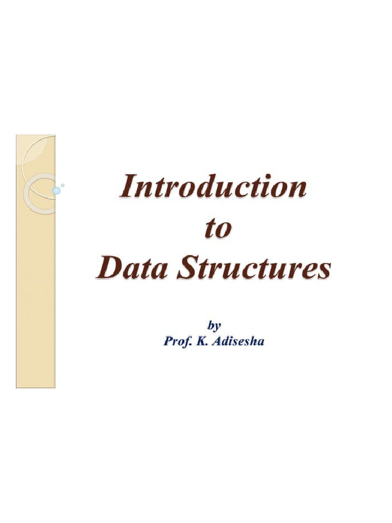 Data Structures Pdf