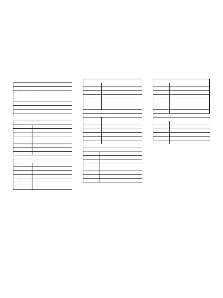 Daftar Pengurus RT 05 & Kel Kerja | PDF