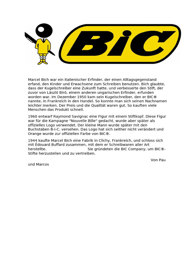 Bic | PDF