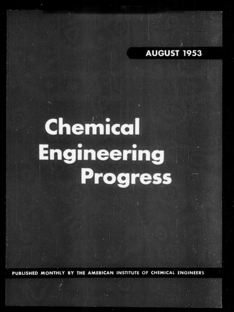 Sim Chemical-Engineering-Progress 1953-08 49 8 | PDF | Graphite | Corrosion