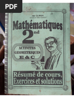 Elmoufid 1er Bac SM Algébre Et Géometrie | PDF