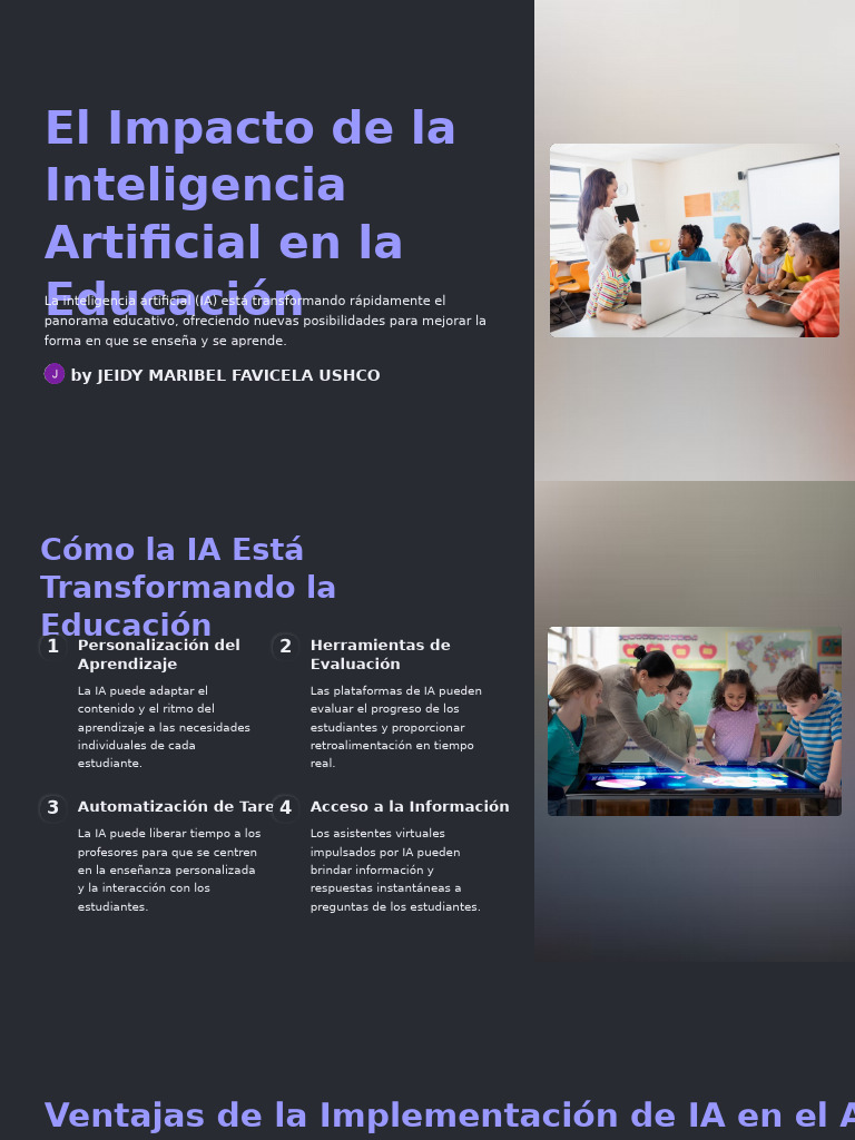 El Impacto de La Inteligencia Artificial en La Educacion | PDF ...