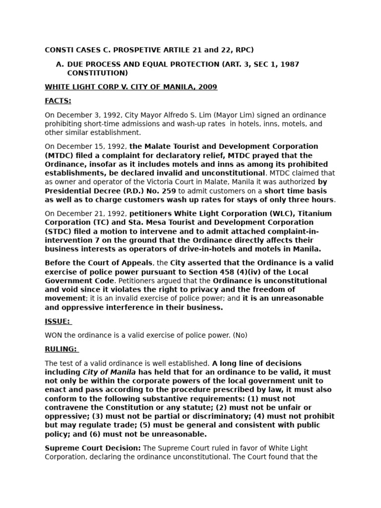 Consti Cases C | PDF