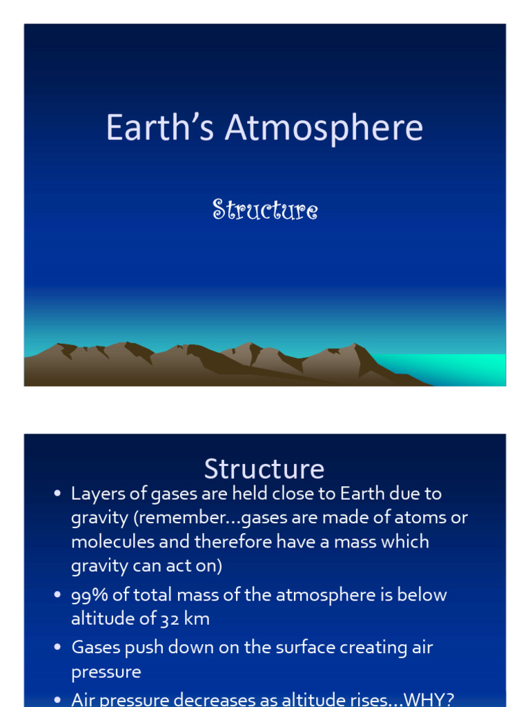 Atmos Structure (Layers)-1 | PDF