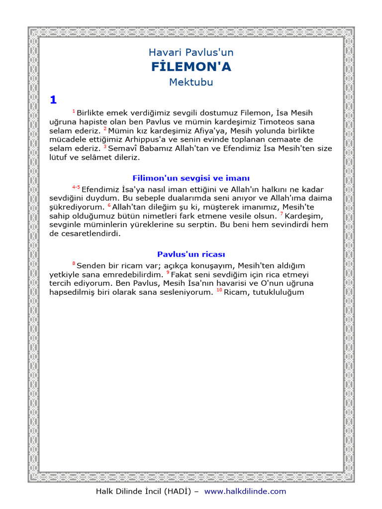 18 Filemon | PDF