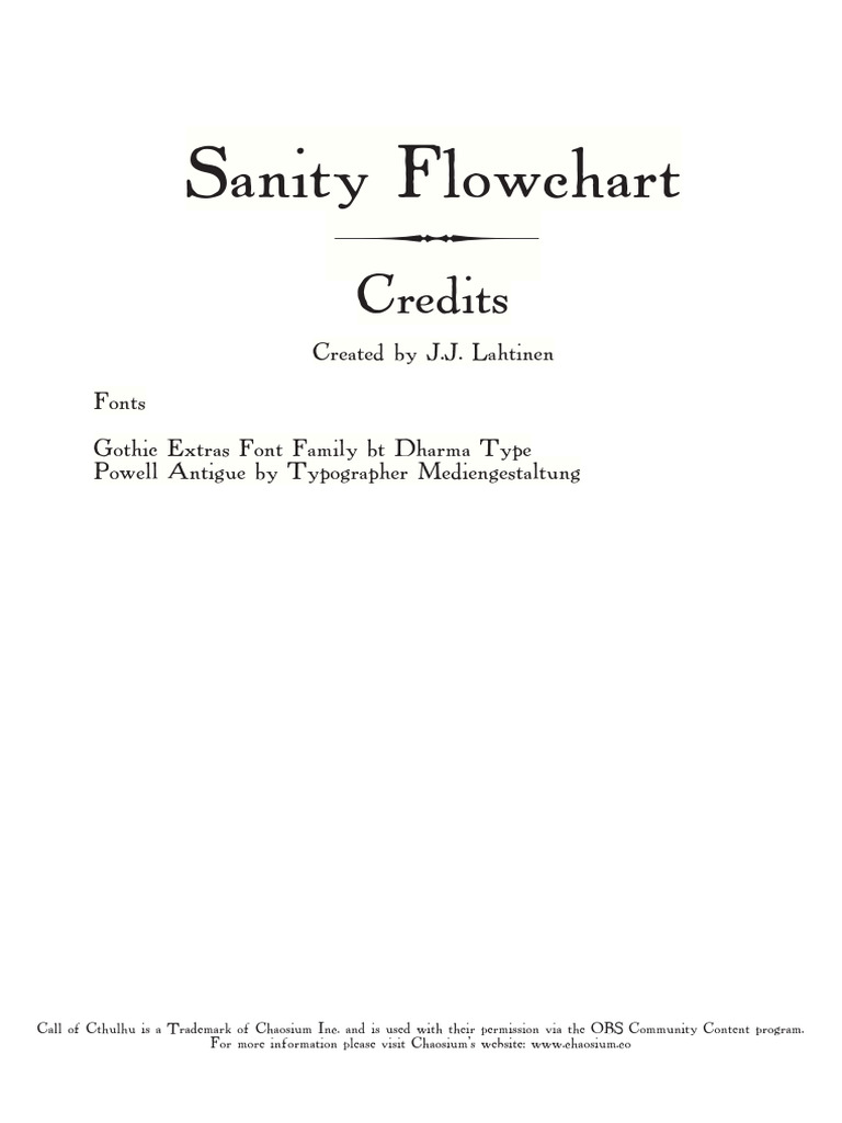 1517381-Sanity Flowchart Credits | PDF