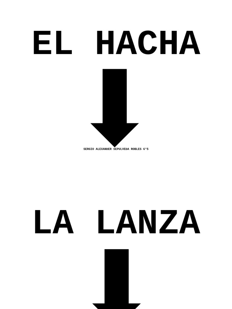 El Hacha y La Lanza | PDF
