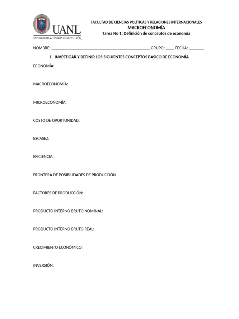 Formato para Desarrollo de Tarea 1-Macro 604 | PDF