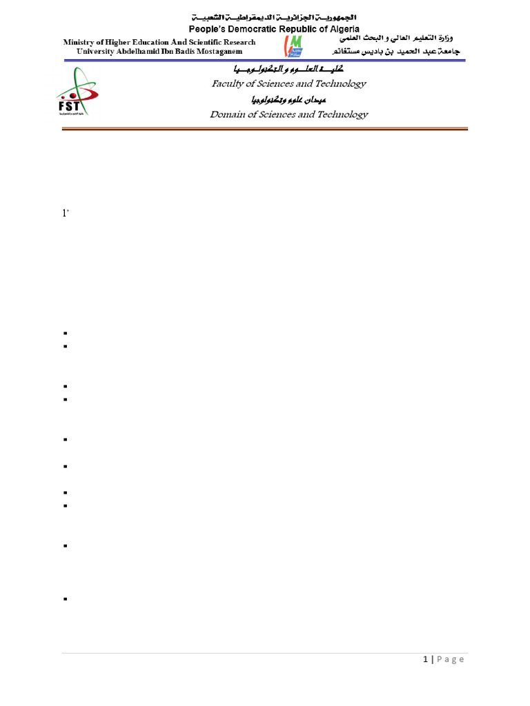 Feuille de Route Pédagogique FST 2023-2024 Enseignants | PDF