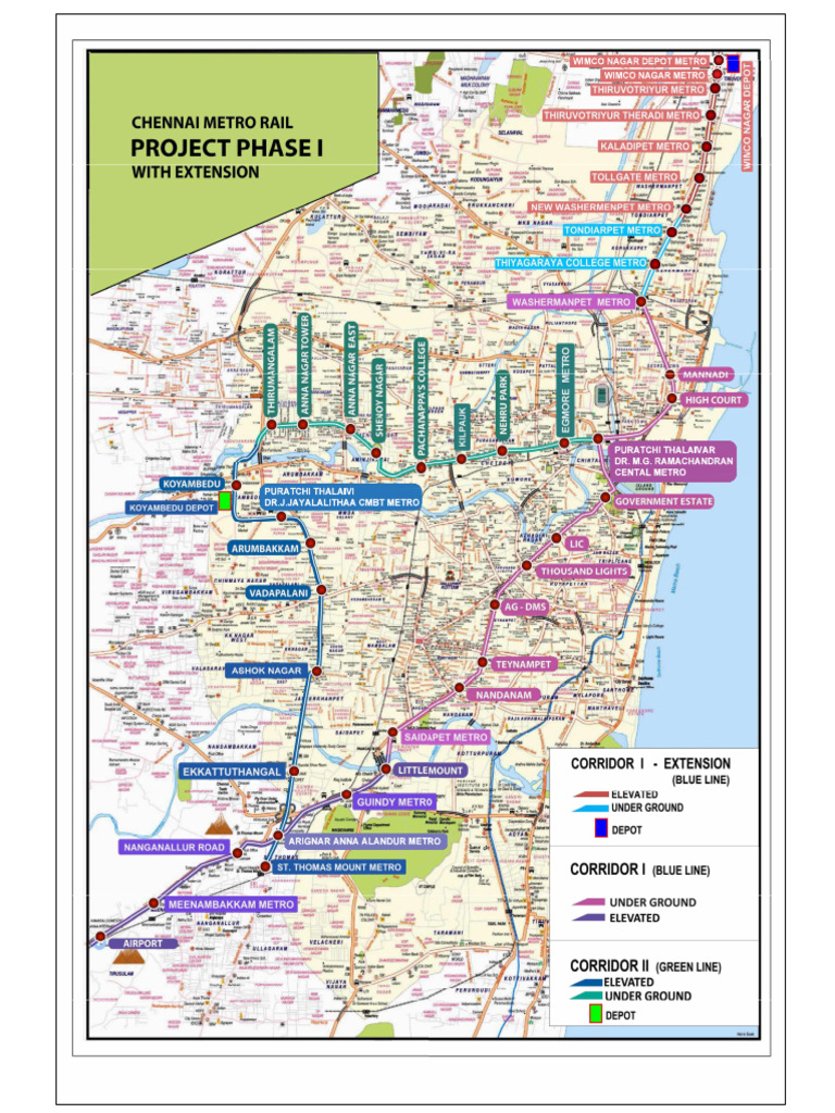 Phase 1 With Extension Map New | PDF