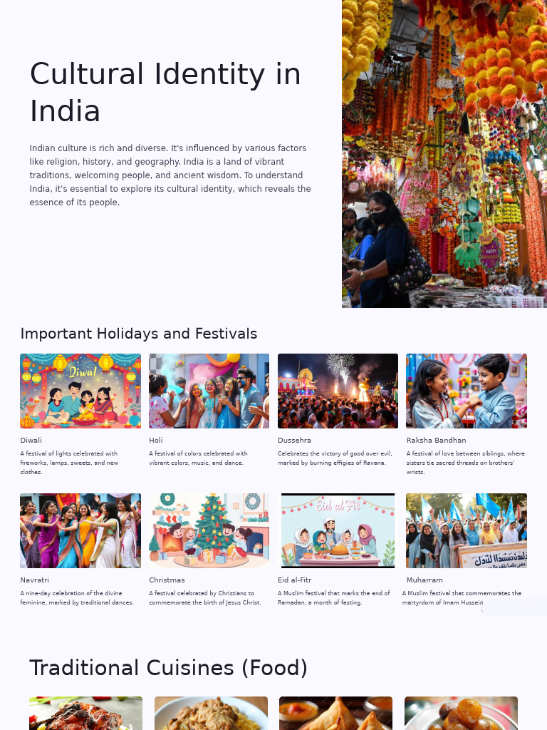 Cultural Identity in India | PDF