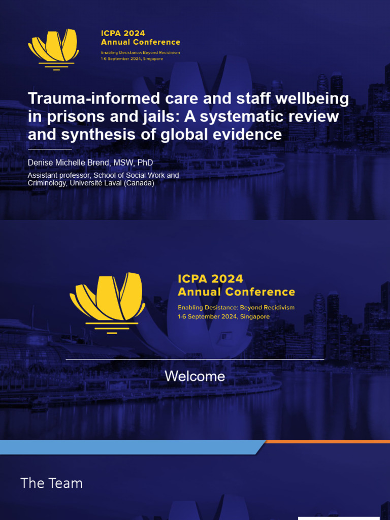 Staff Wellness in Trauma-Informed Prisons | PDF | Prison | Science ...