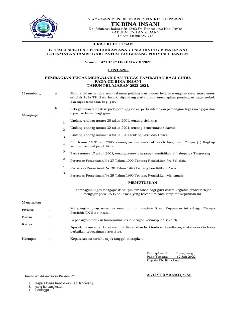 Surat Permohonan Pengajuan Rekening Ke Bank BJB | PDF