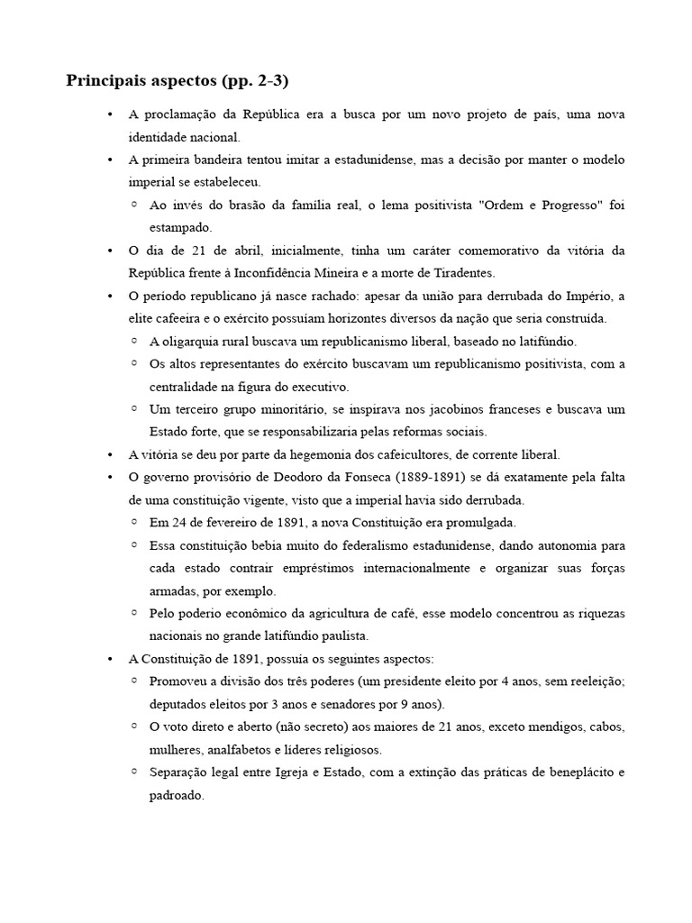 Principais Aspectos Pp. 2-3 | PDF