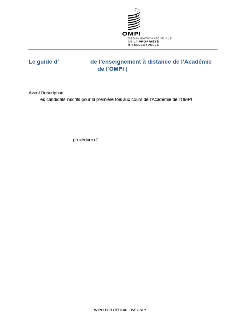 Guide d'inscription_2024 | PDF