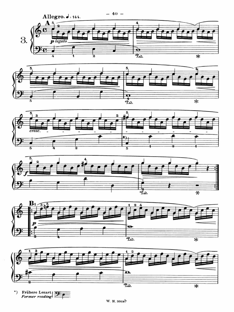 Czerny-Germer - Part 2 3 Estudos Vol.1 | PDF