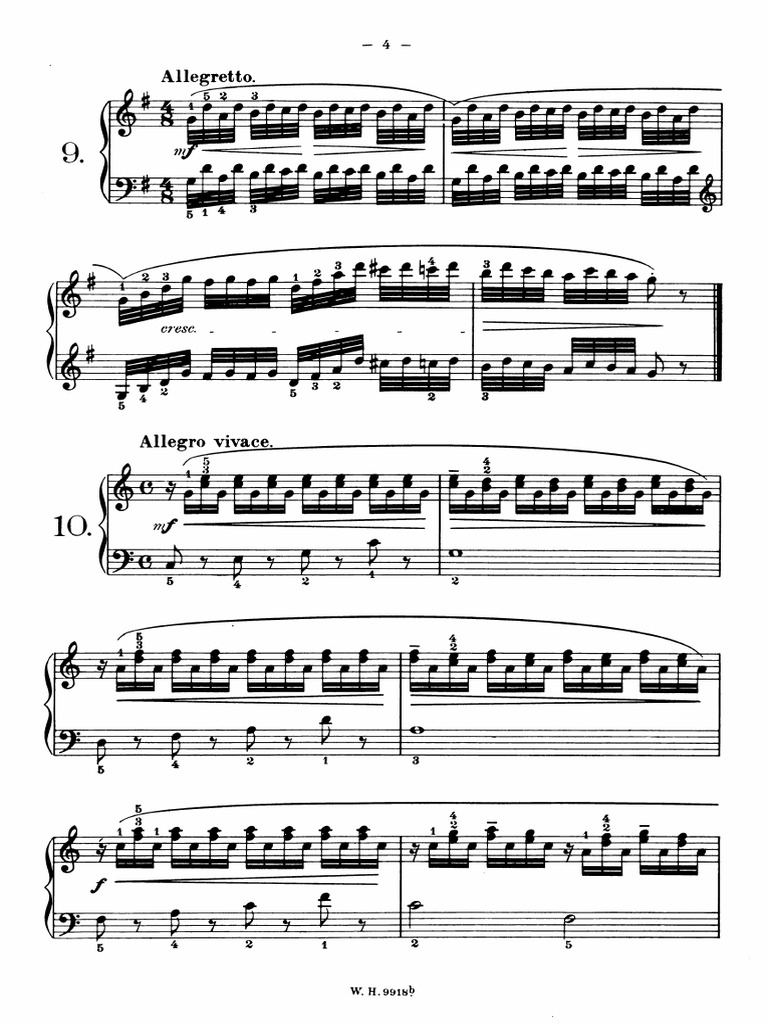 Czerny-Germer - Estudos Vol.1 9, 10 e 11 | PDF