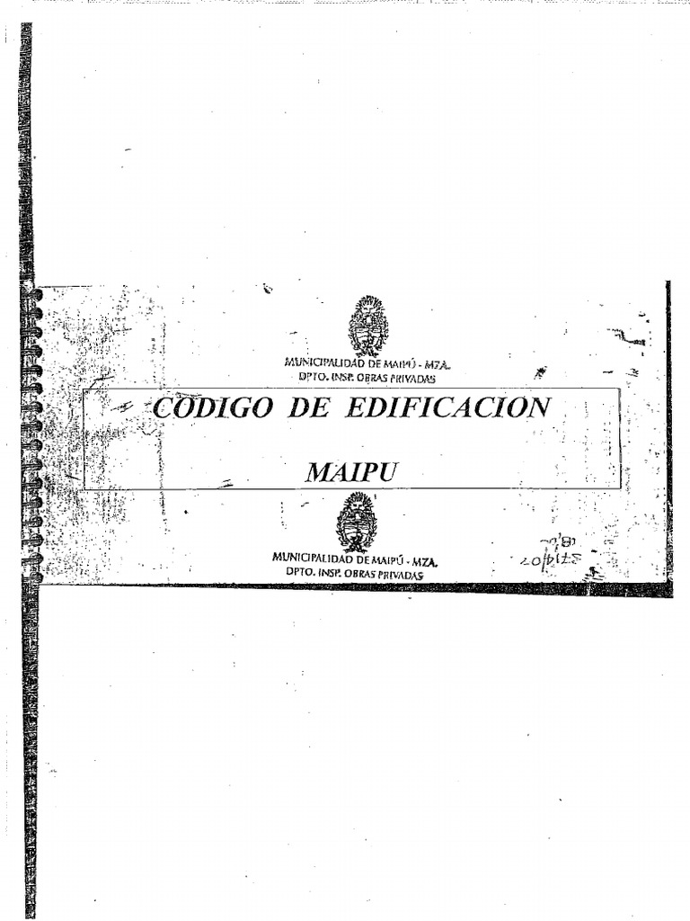 Codigo Edificacion MAIPU | PDF