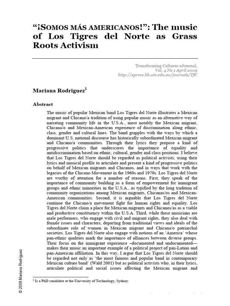 Somos Mas Americanos | PDF