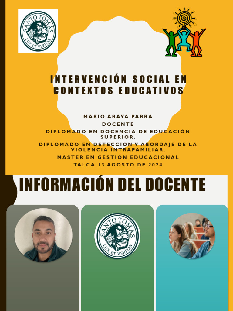 Contexto Educativo 1era Clase | PDF | Chile