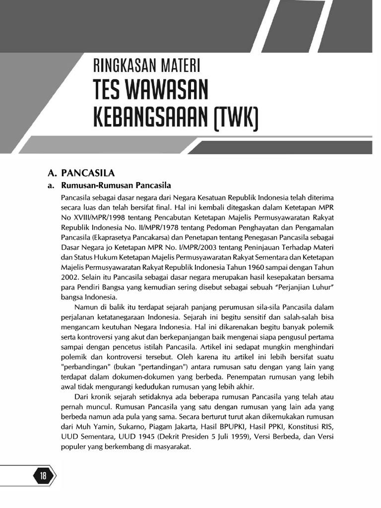 Soal SKD TWK | PDF