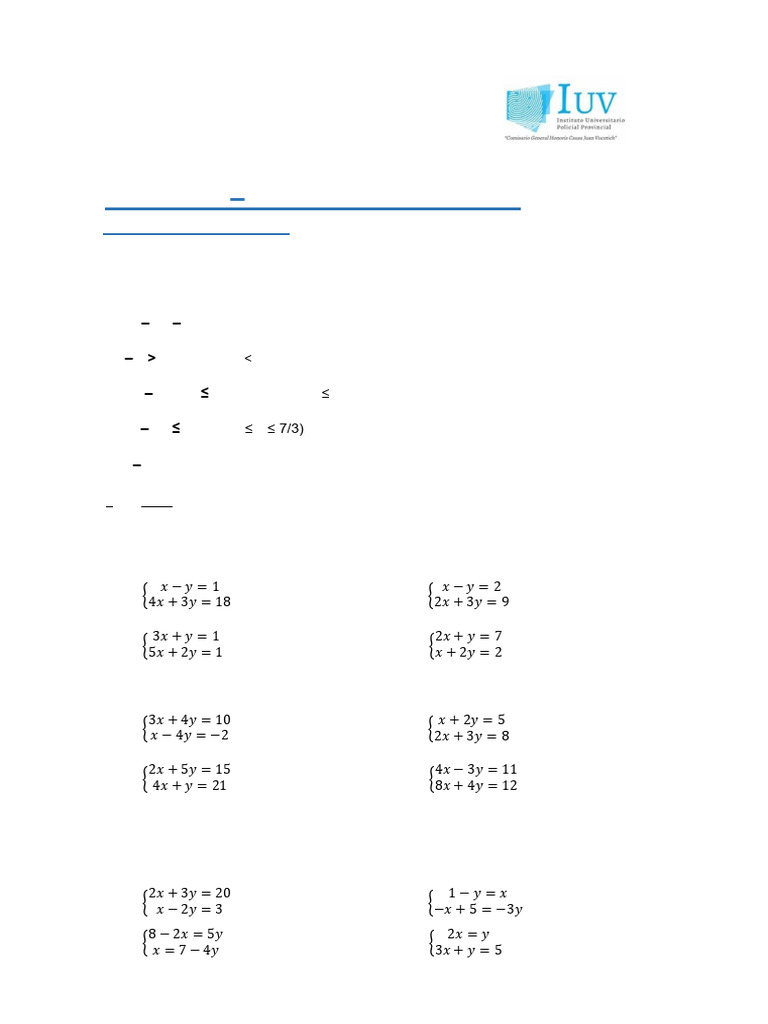 GuÃ_a de Ejercicios y Solucionario | PDF