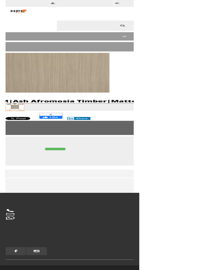 HPL Plus - Ash Afromosia Timber TH-849 TM | PDF