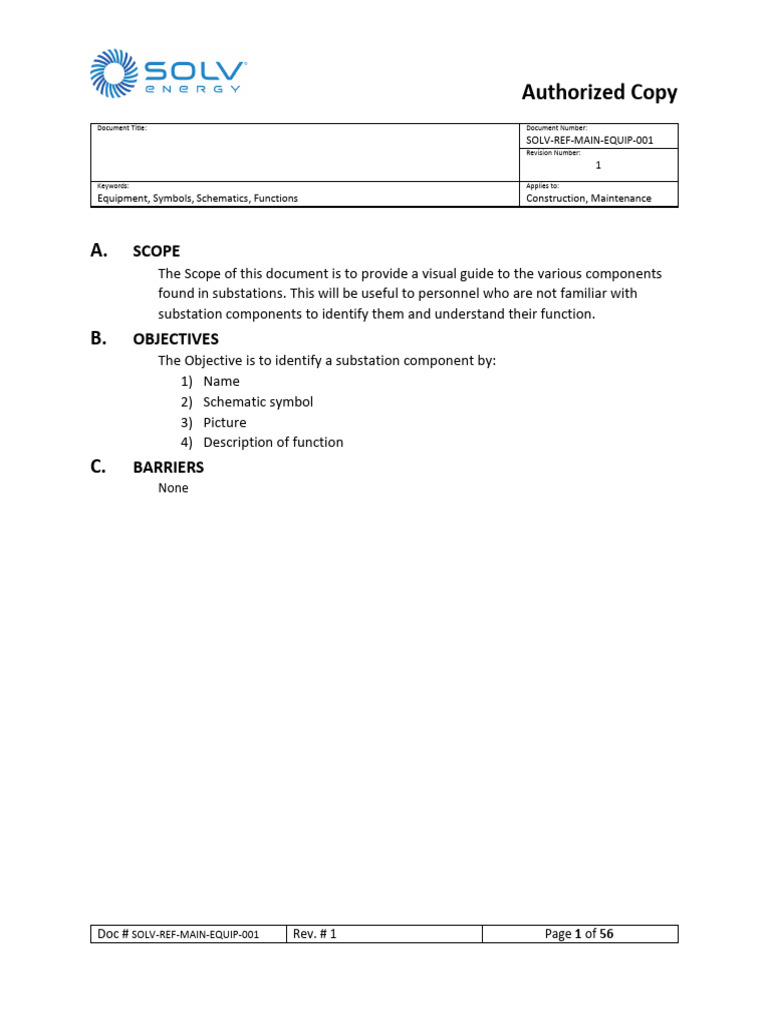 Component Glossay-SOLV | PDF