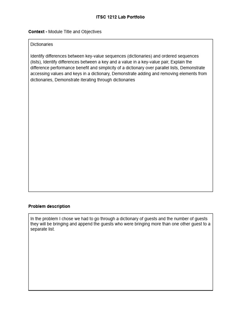 Lab 10 Portfolio | PDF