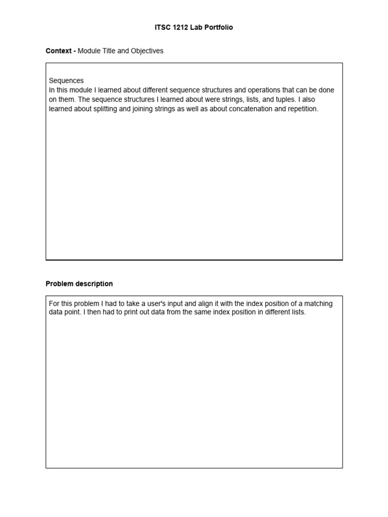 Module 4 Portfolio | PDF