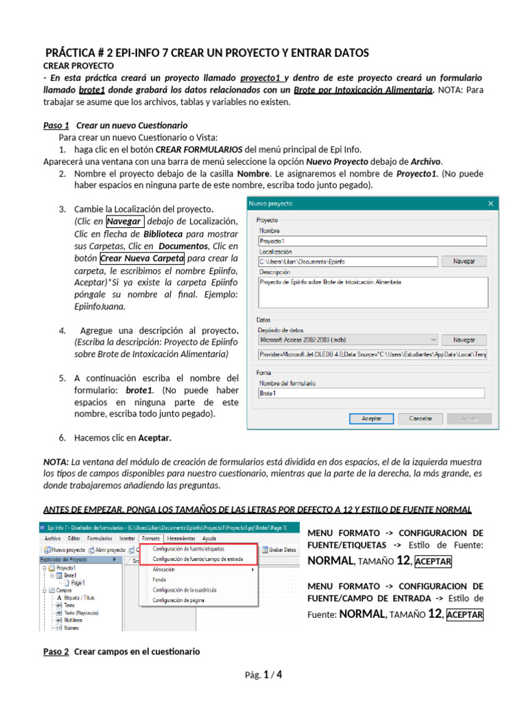 Practica2 Epi Info7 2nueva | PDF
