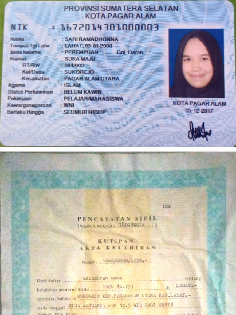 KTP, Akta Sari | PDF