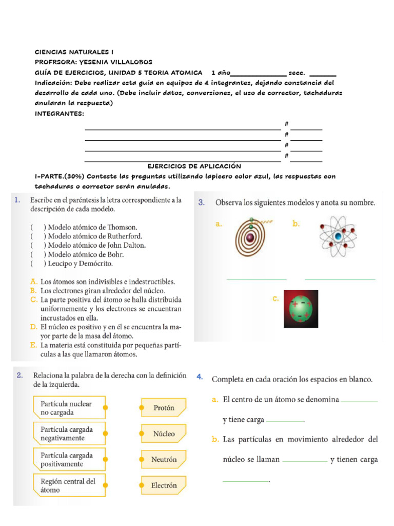 Ciencias Naturales I Guia 1 Tercer Periodo | PDF