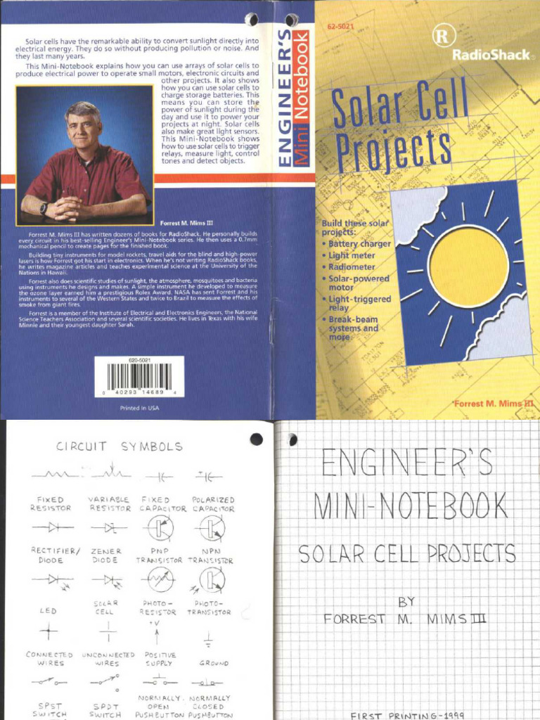 Radio Shack Engineers Mini Notebook Solar Cell Projects (Forrest M ...