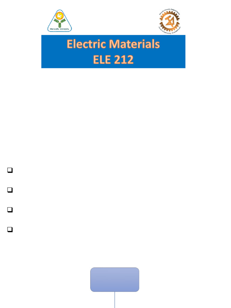 Lecture2_Electric Materials | PDF