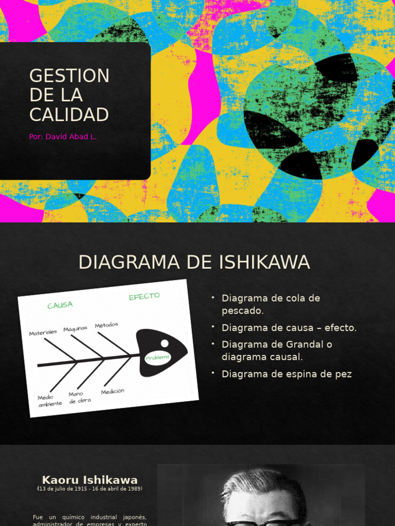 Diagrama de Ishikawa GdC | PDF