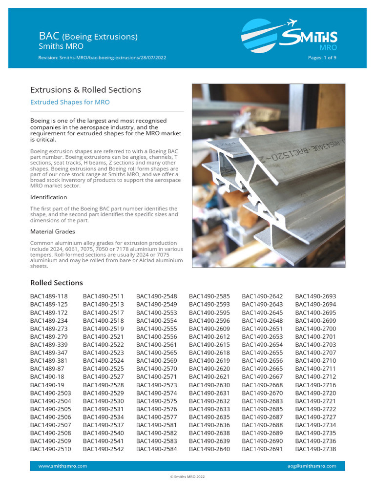 Bac Extrusions | PDF | Extrusion | Aluminium