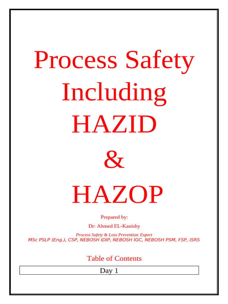 Process Safety Training Material | PDF