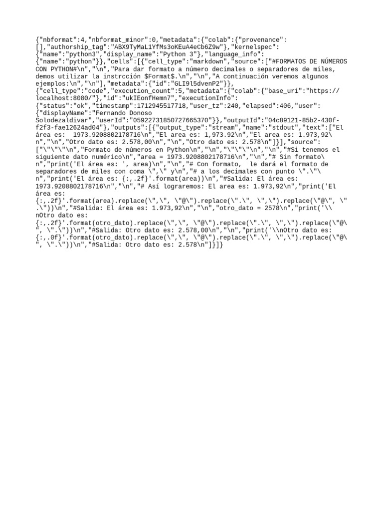 Formato - Numeros - Con - Python - 556090.ipynb 2 | PDF