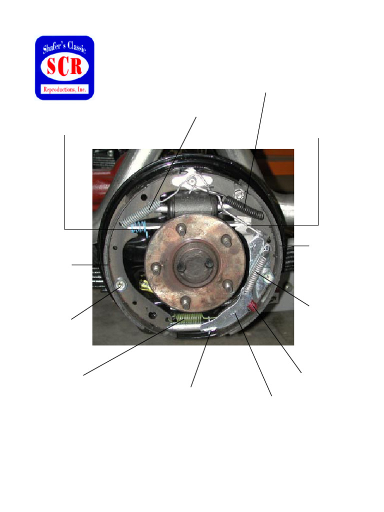 Brake Diagram, Rear Self-Adjust | PDF