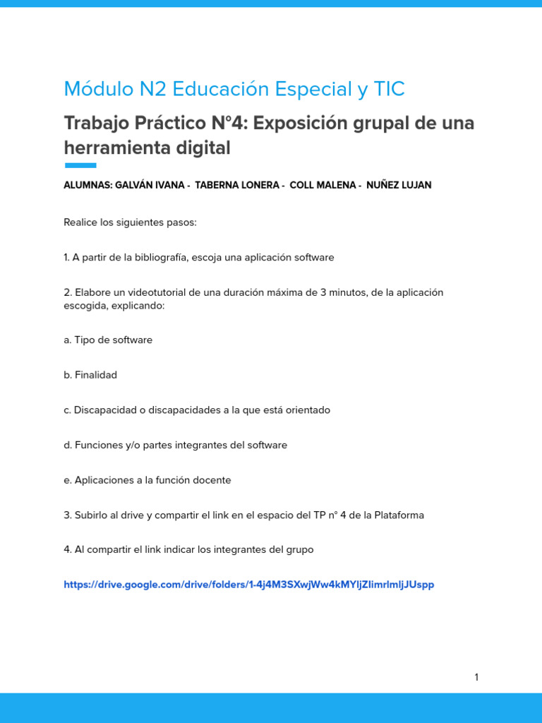 TP 4 Módulo 2 | PDF