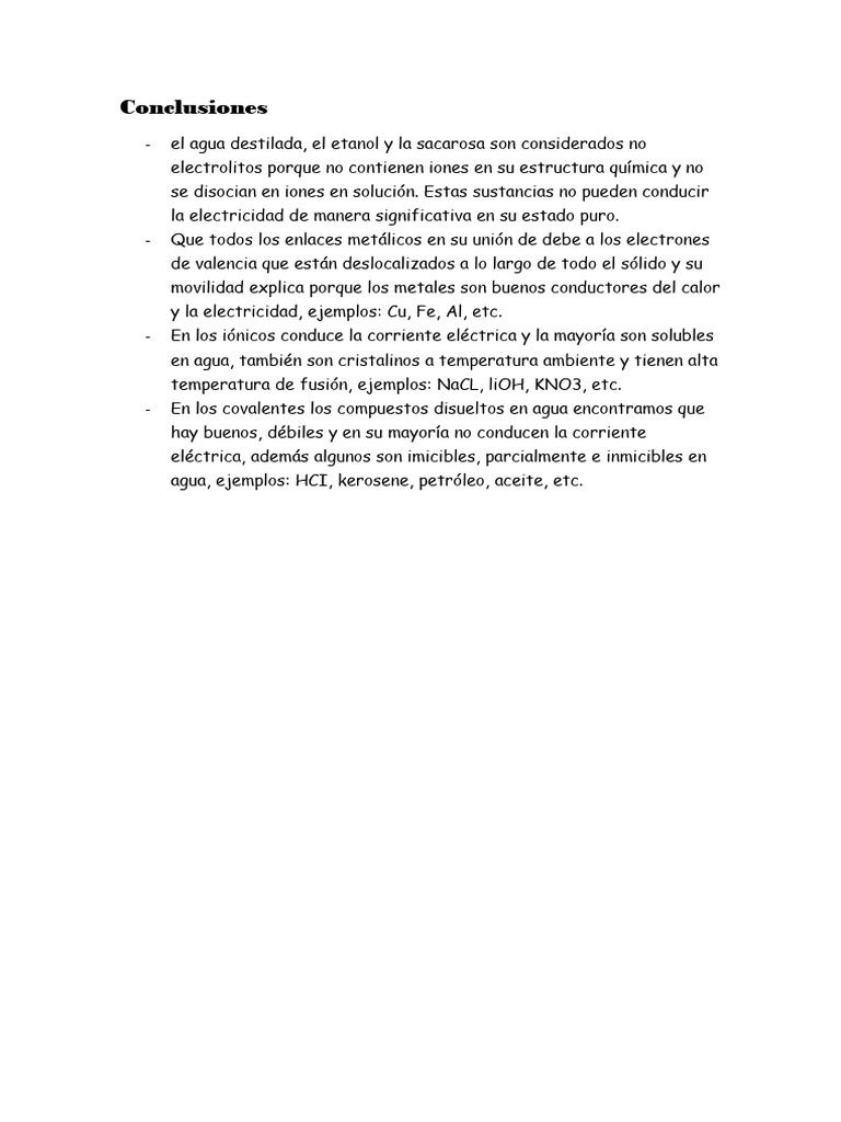 Conclusiones | PDF